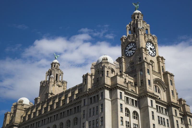 Liver Building stock image. Image of mersey, clock, scouse - 1017309