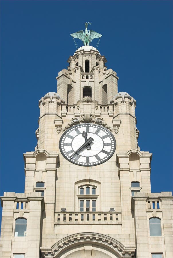 Liver Building stock image. Image of background, blue - 22976297