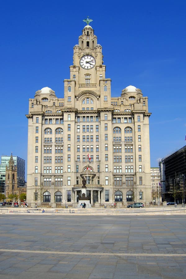 Liver Building, Liverpool stock photo. Image of grey - 19248380