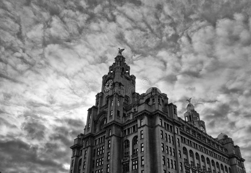 Liver Building Liverpool stock image. Image of liver - 29807357