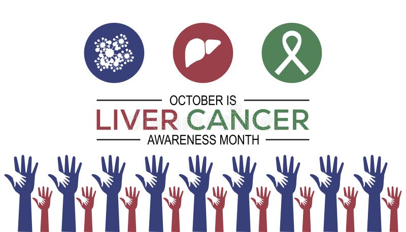 Liver Cancer Awareness Month is Observed Every Year on October. Stock ...