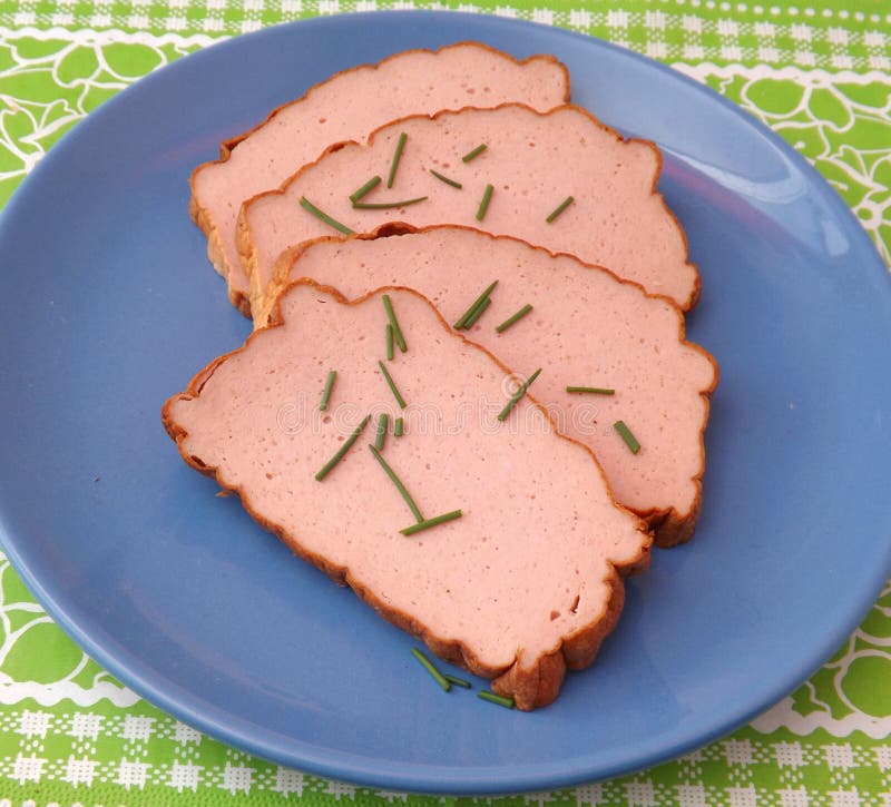 Liver cheese stock photo. Image of loaf, nutrition, sauerkraut - 10713772