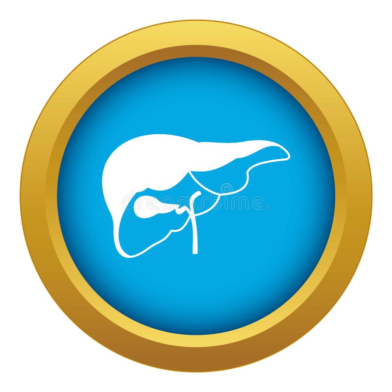 Liver icon, cartoon style stock vector. Illustration of cirrhosis ...