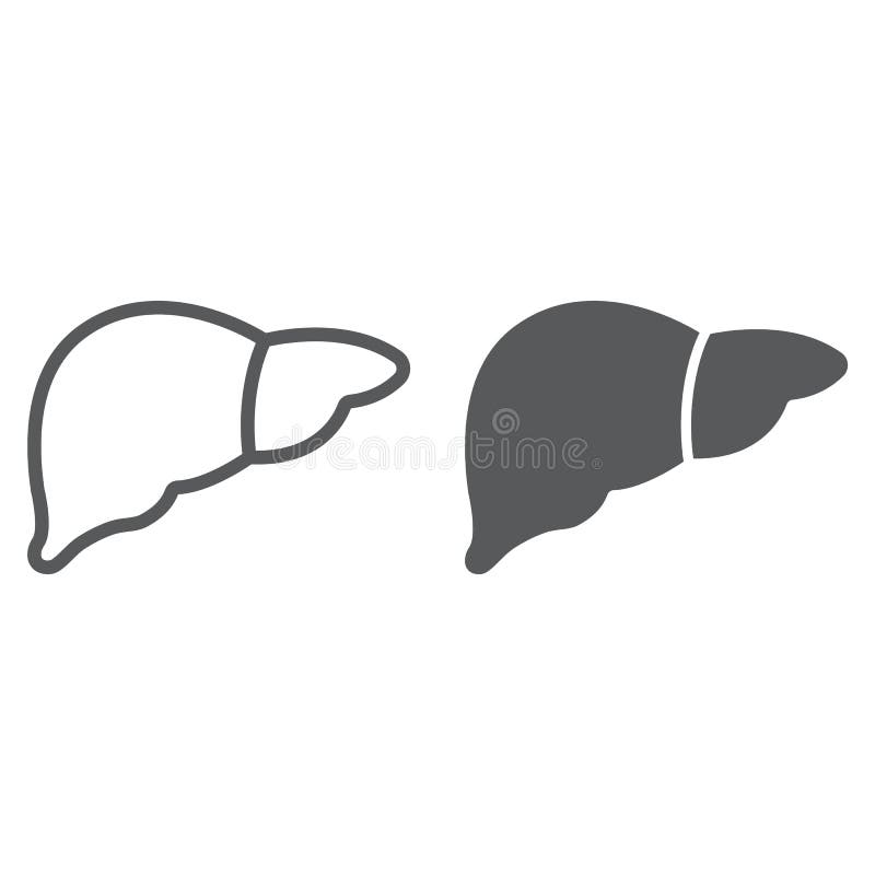Liver Line Icon, Anatomy and Biology, Hepatology Stock Vector ... Liver Line Icon, Anatomy and Biology, Hepatology Stock Vector ...