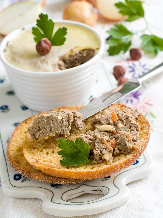 Liver pate stock image. Image of dinner, snack, pork - 18627757