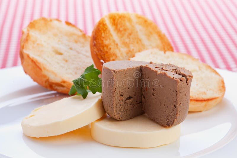 Liver pate with butter stock image. Image of delicious - 60277945