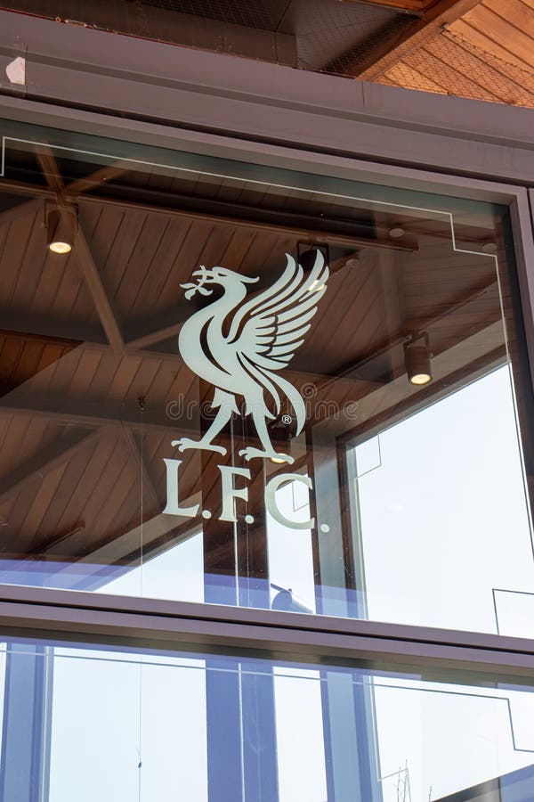 Liverpool FC Logotype on Anfield Stadium Editorial Stock Image - Image ...