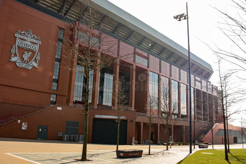 Liverpool Anfield Stadium, England Editorial Image - Image of ...