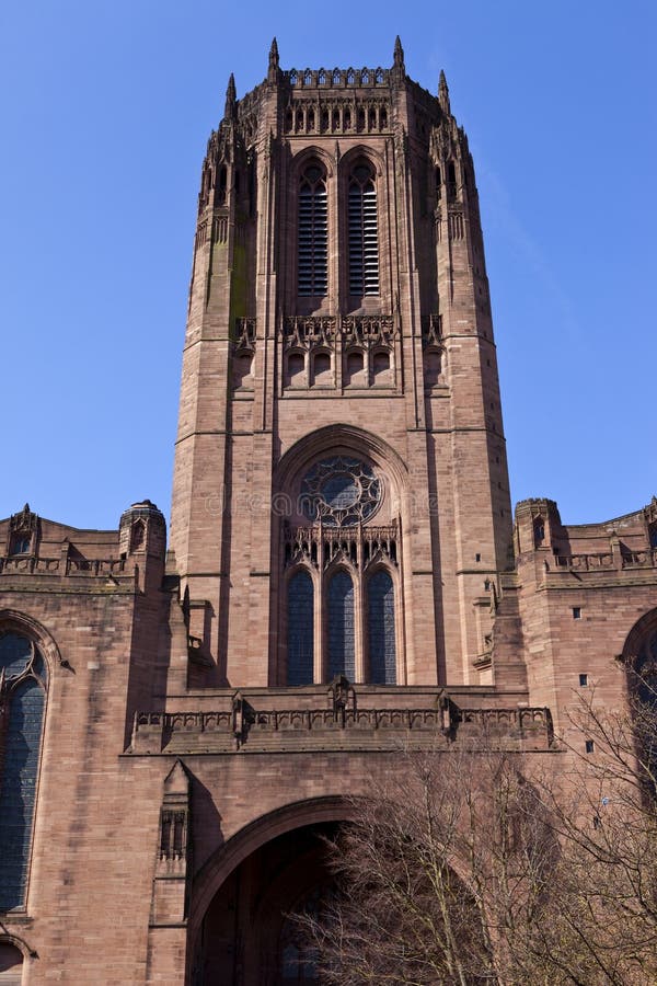 Liverpool Anglican Cathedral Stock Photo - Image of building, religion ...