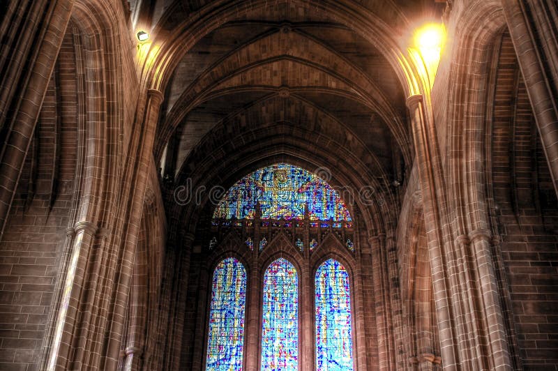 Liverpool Anglican Cathedral Editorial Photo - Image of colorful ...
