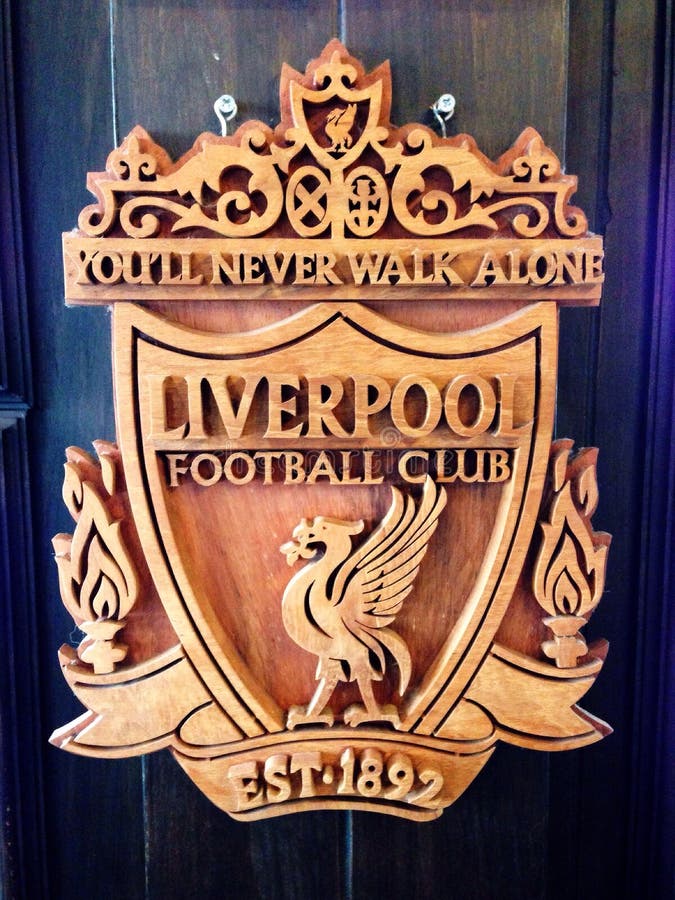 Liverpool Carved Signs editorial photo. Image of wood - 60611621