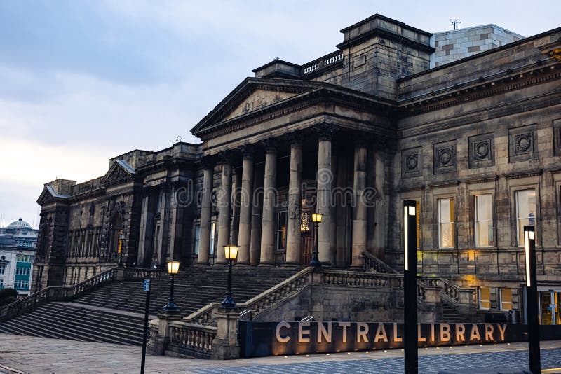 Liverpool Central Library is the Largest of 22 Libraries in Liverpool ...