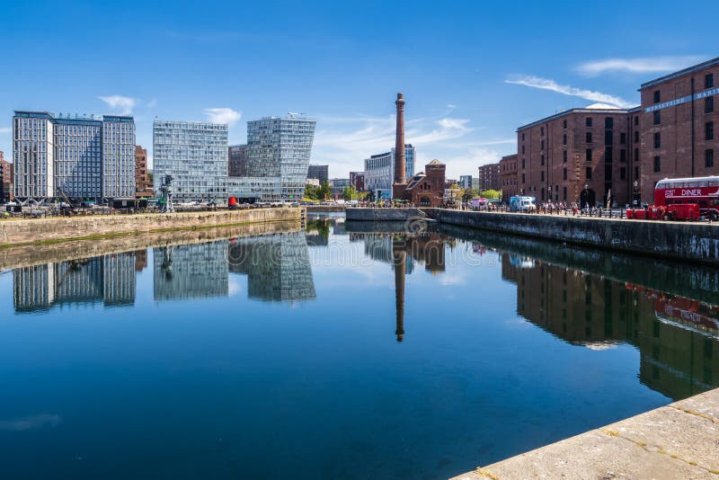 Liverpool City Centre Modern Architecture Editorial Photography - Image ...