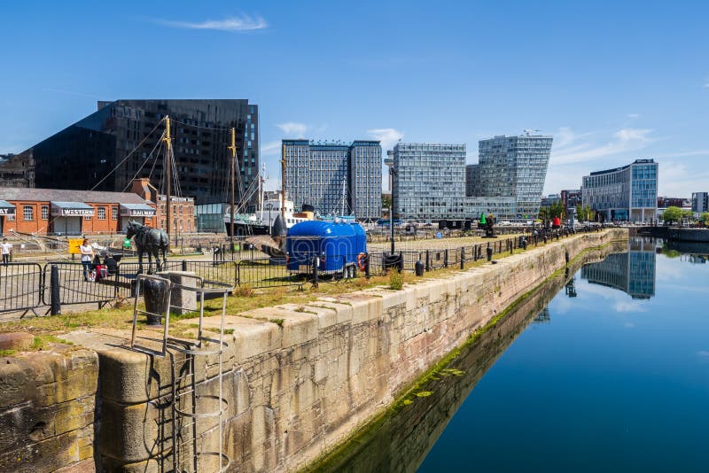 Liverpool City Centre Modern Architecture Editorial Image - Image of ...
