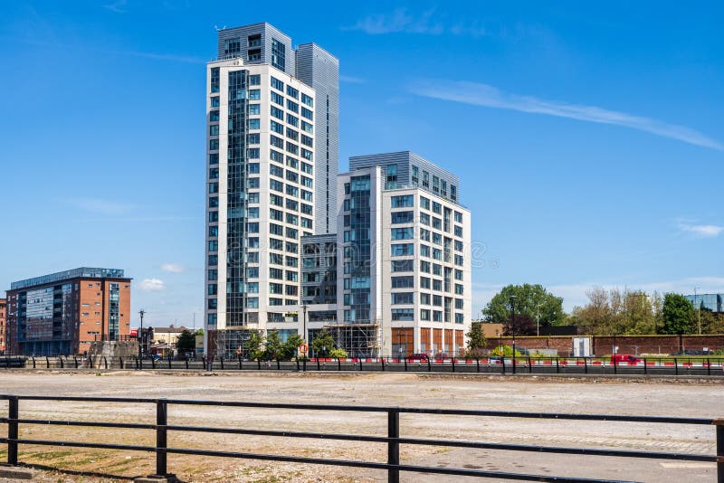 Liverpool City Centre Modern Architecture Editorial Photography - Image ...