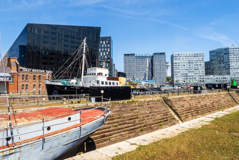 Liverpool City Centre Modern Architecture Editorial Photo - Image of ...