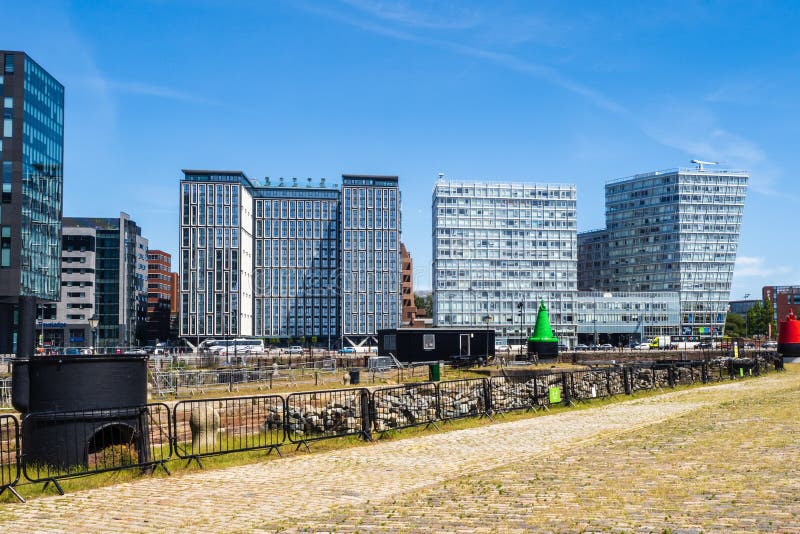 Liverpool City Centre Modern Architecture Editorial Image - Image of ...