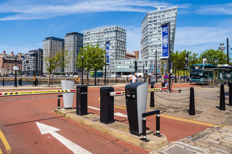 Liverpool City Centre Modern Architecture Editorial Photography - Image ...