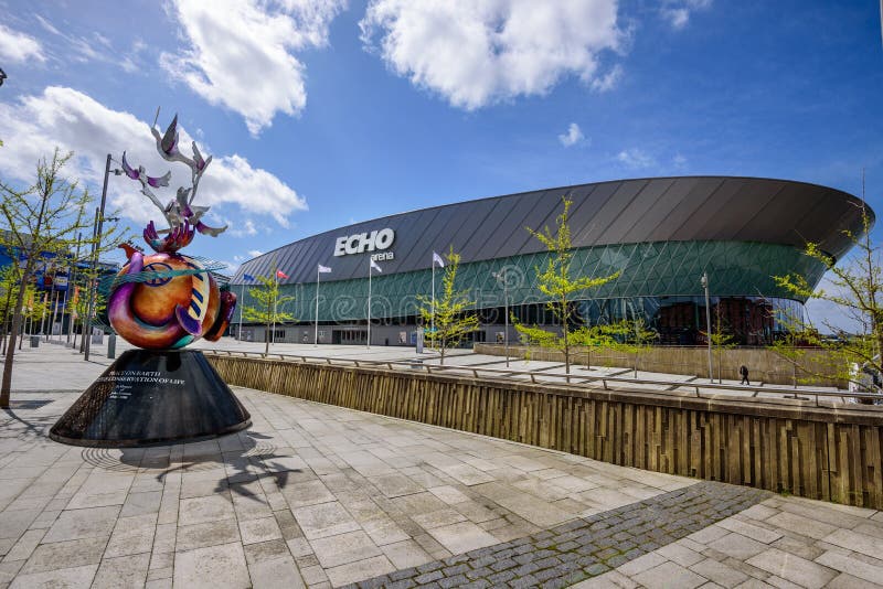 Liverpool Echo Arena editorial image. Image of design - 55622970