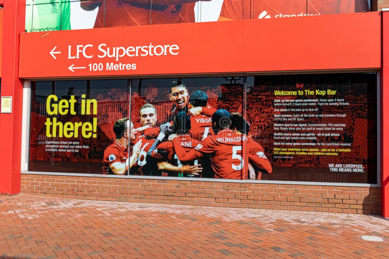 Liverpool, England - March 23, 2022. Liverpool Anfield Stadium, England ...