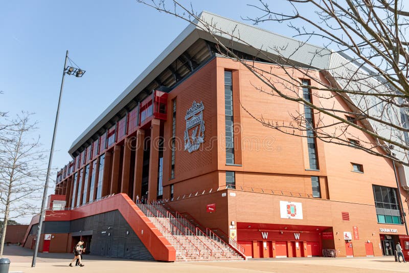 Liverpool, England - March 23, 2022. Liverpool Anfield Stadium ...