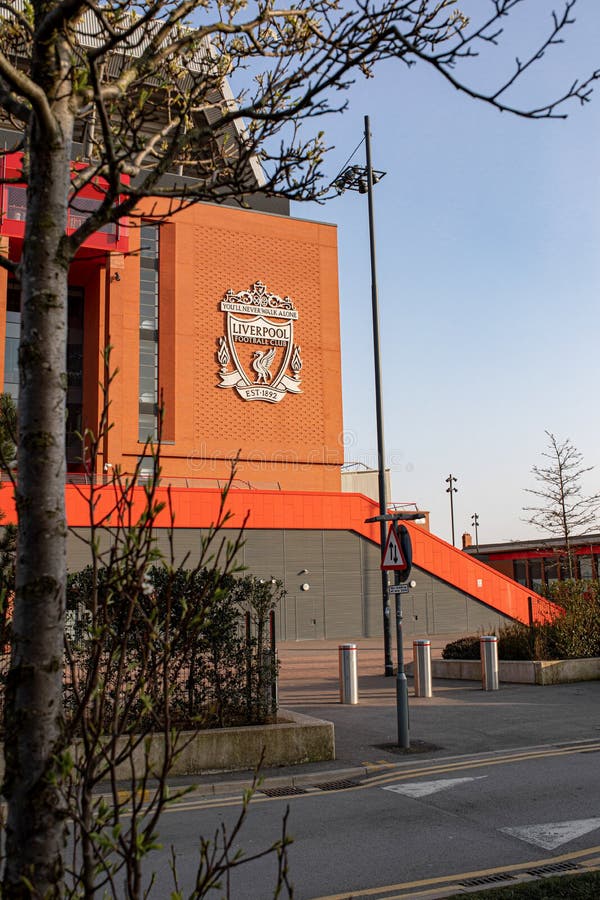 View of the Anfield Stadium in Liverpool, England Editorial Stock Photo ...