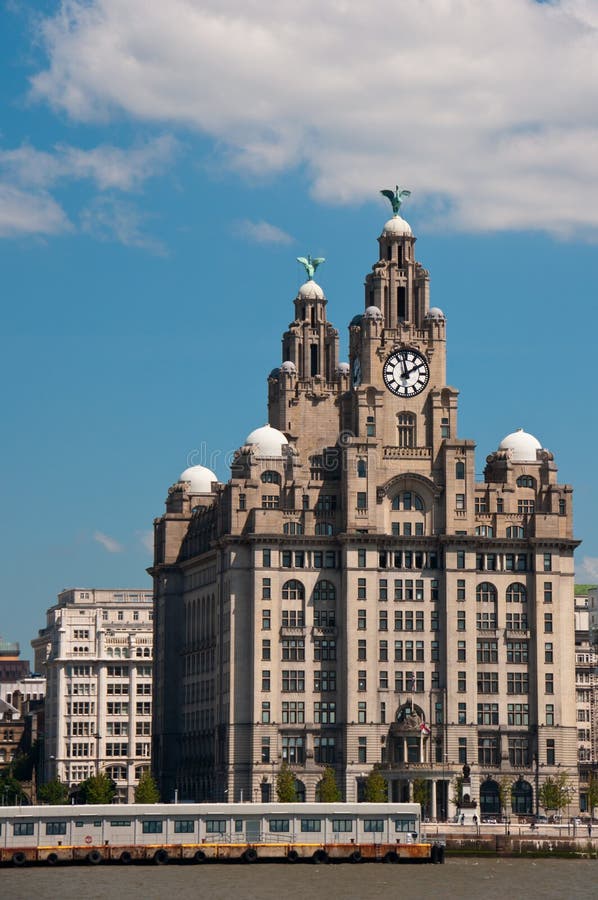 Liverpool Liver Building stock photo. Image of leisure - 20056710