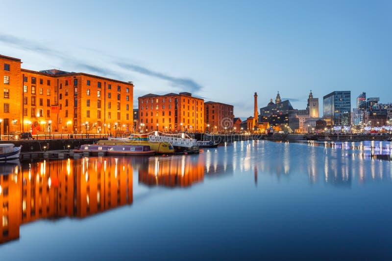 Liverpool - Reino Unido foto de stock. Imagem de calma - 68441702