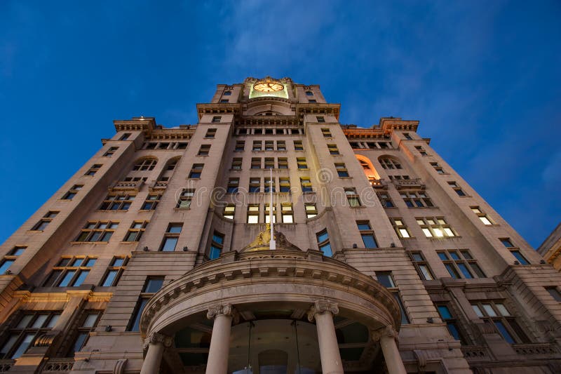 Liverpool Royal Liver Building Stock Photo - Image of northwest, blue ...