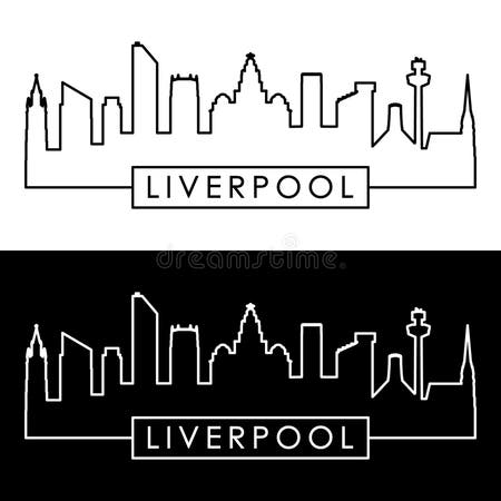Liverpool Skyline Stock Illustrations – 901 Liverpool Skyline Stock ...