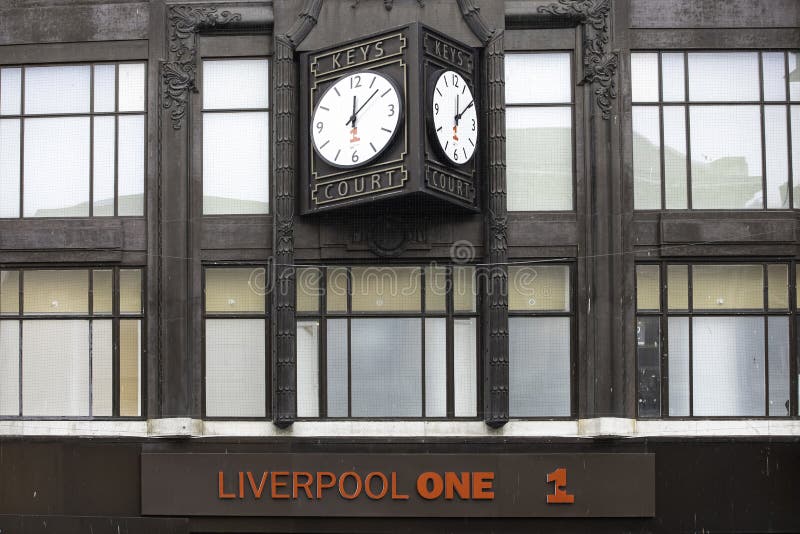 Liverpool One Shopping Centre Editorial Stock Photo - Image of sign ...