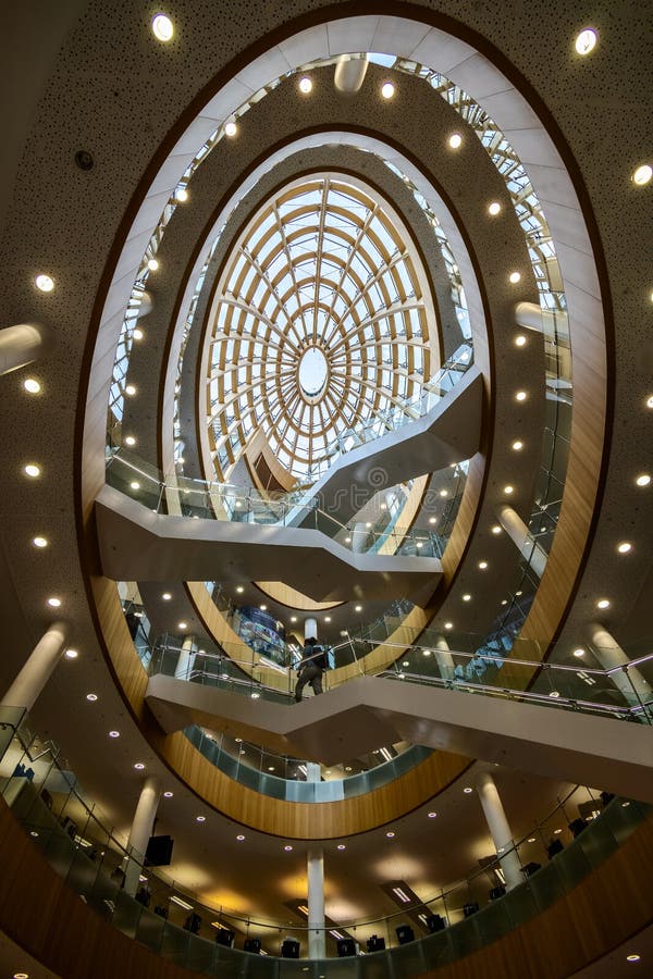 Interior View of the Central Library in Liverpool, England UK on July ...