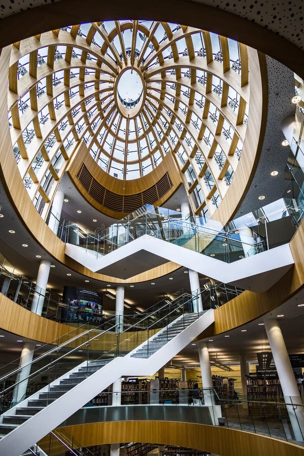Interior View of the Central Library in Liverpool, England UK on July ...