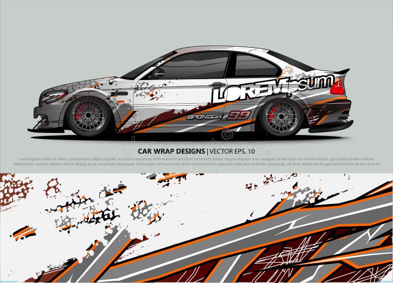 Livery for Car wrap Design stock vector. Illustration of background ...