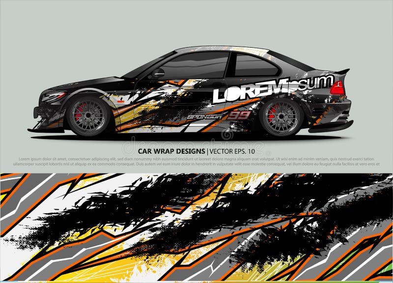 Livery for Car wrap Design stock vector. Illustration of camouflage ...