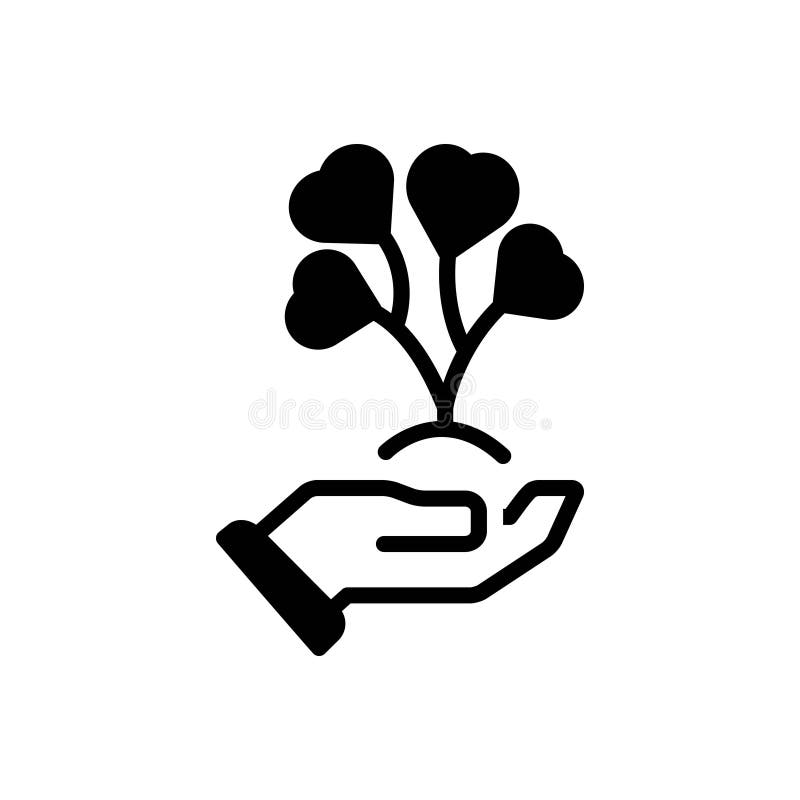 Black Solid Icon for Lives, Save and Life Stock Vector - Illustration ...