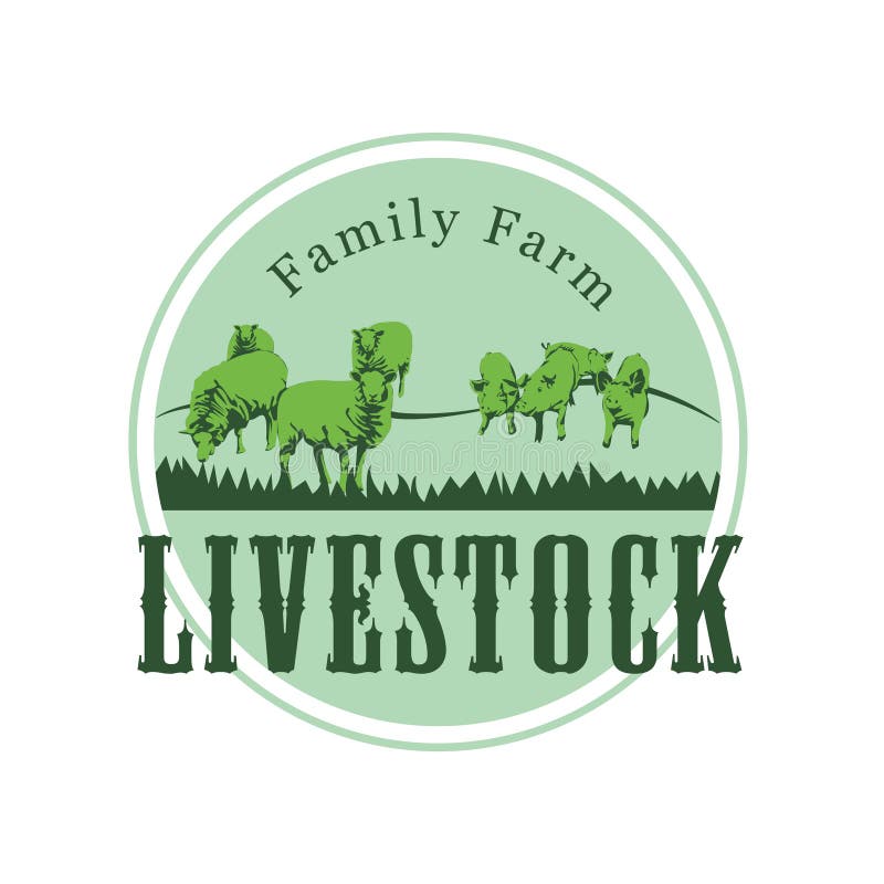 Illustration Vector Graphic of Livestock Stock Vector - Illustration of ...