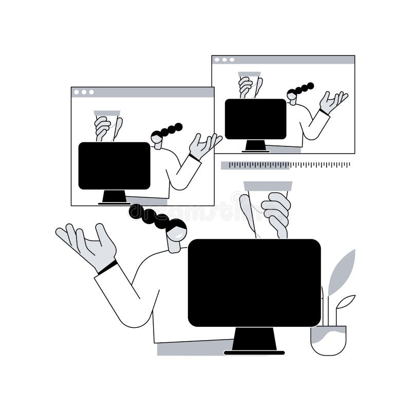 Livestream Software Abstract Concept Vector Illustration. Stock Vector ...