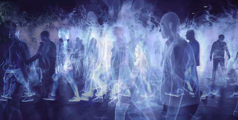 We are Living Alongside Multiple Dimensions Stock Illustration ...