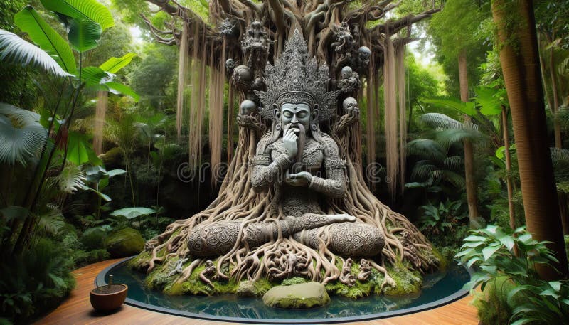 A Living Archive of Bunya a Tree Deity Whose Roots Hold the Drea Stock ...