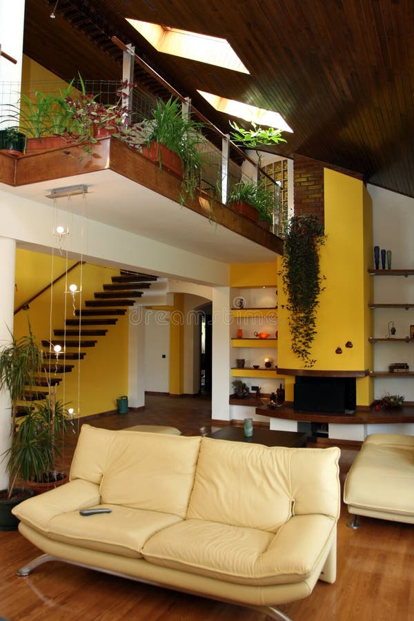 Living area stock photo. Image of color, wood, luxury - 9679198