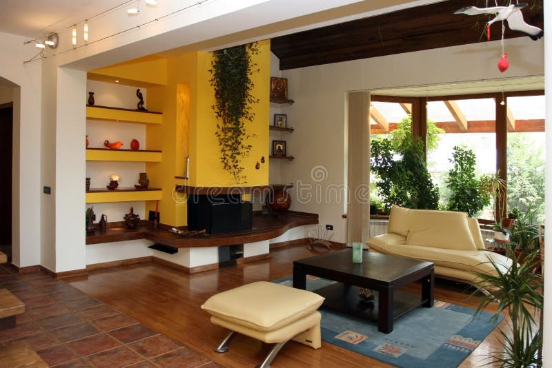 Living area stock image. Image of area, ladder, wall, wood - 9679223