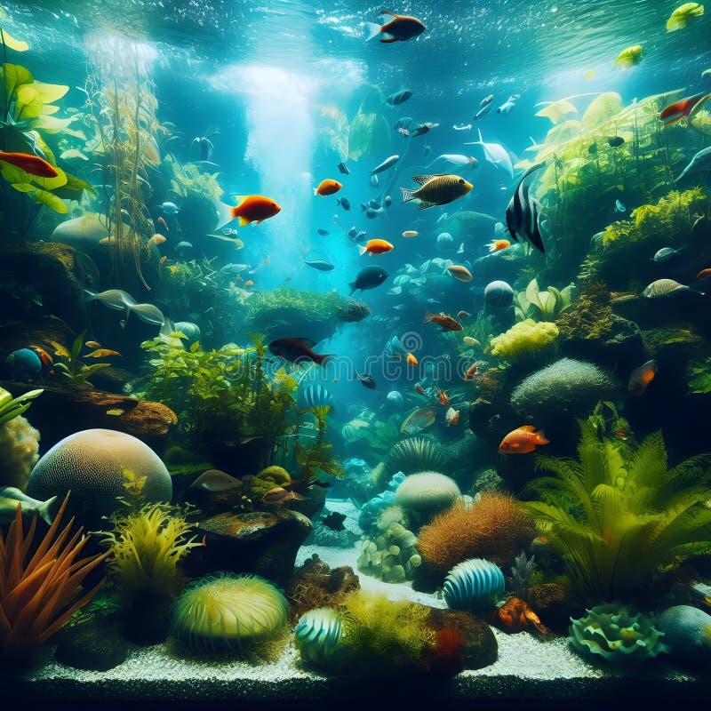 Living Creature Under the Sea Stock Image - Image of creature, water ...