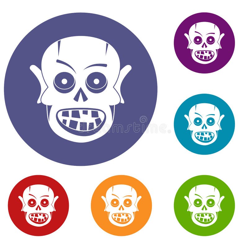 Dead icons pattern - stock illustration. Illustration of head - 71652733