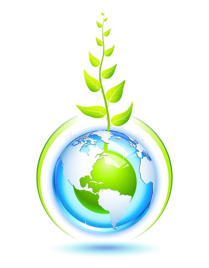 Living Earth stock vector. Illustration of logo, nature - 11255110