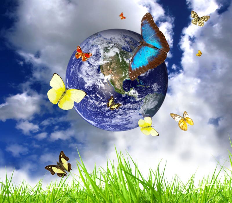 Living Earth stock illustration. Illustration of plant - 18354645