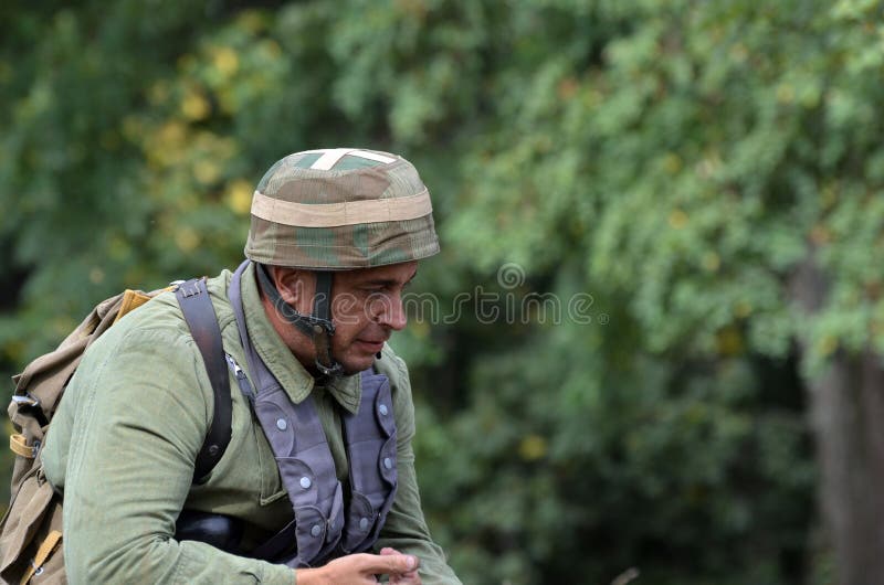 Living history.WWII editorial stock photo. Image of kiev - 84397983