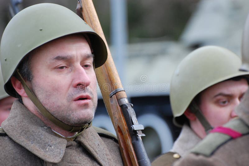 Living history.WWII editorial image. Image of retro, hitler - 84767530