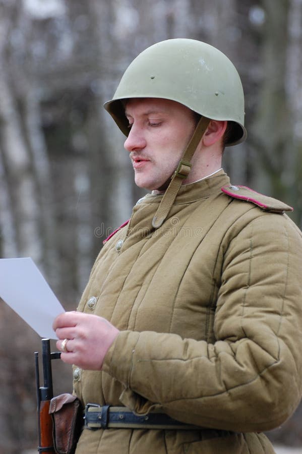 Living history.WWII editorial photo. Image of retro, hitler - 84768066