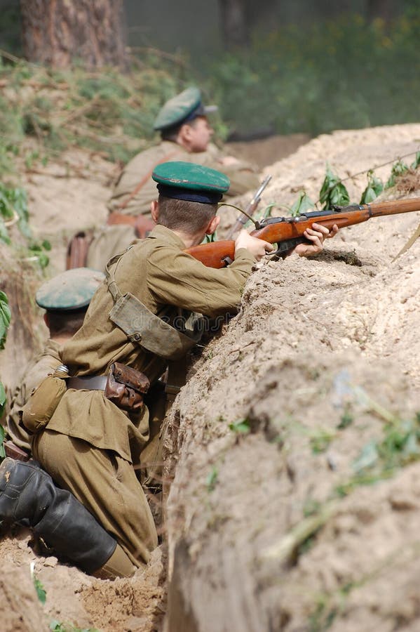 Living history.WWII editorial stock image. Image of europe - 84769824